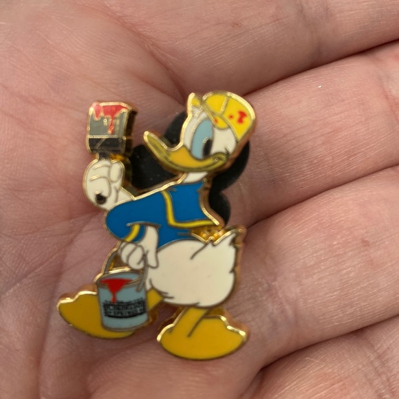 Disney | Jewelry | Donald Duck Painting Collectible Pin | Poshmark